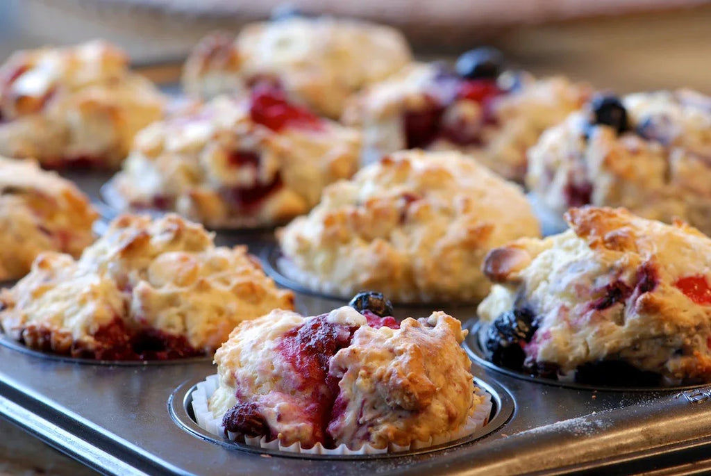 Lemon Myrtle Coconut Raspberry Muffins – Outback Spirit